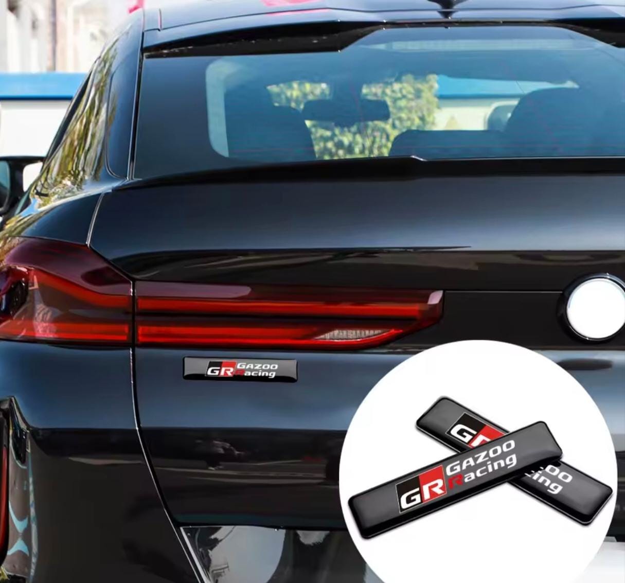 Brand New *5 Toyota GR Gazoo Racing Badge Sticker Set Interior Exterior ...