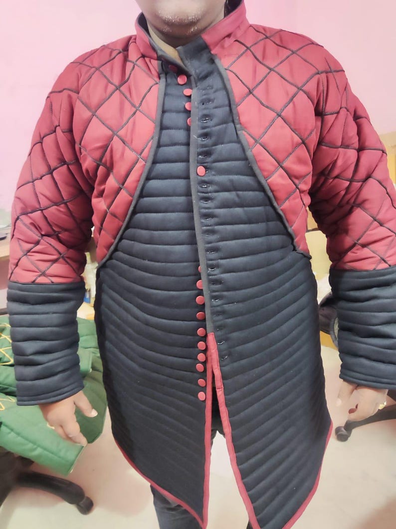 Medieval Padded Gambeson – Quilted Armor Coat for Knights, Cosplay ...