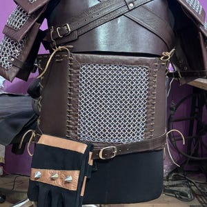 The Witcher Geralt of Rivia Costume Leather Chainmail Armor Belt - Etsy