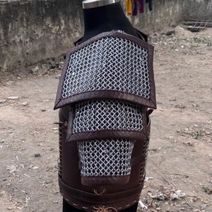 The Witcher Geralt of Rivia Costume Leather Chainmail Armor Belt - Etsy