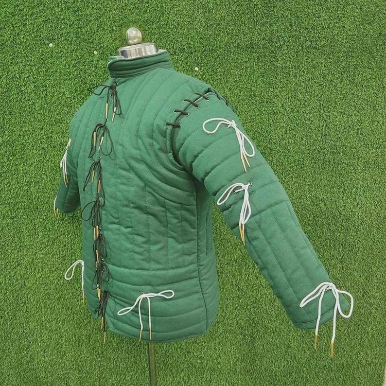 Medieval Arming Doublet Gambeson Quilted Armor Aketon Costume Jacket - Etsy