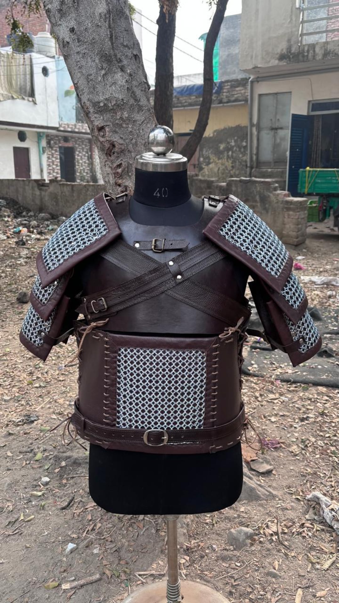 The Witcher Geralt of Rivia Costume Leather Chainmail Armor Belt - Etsy