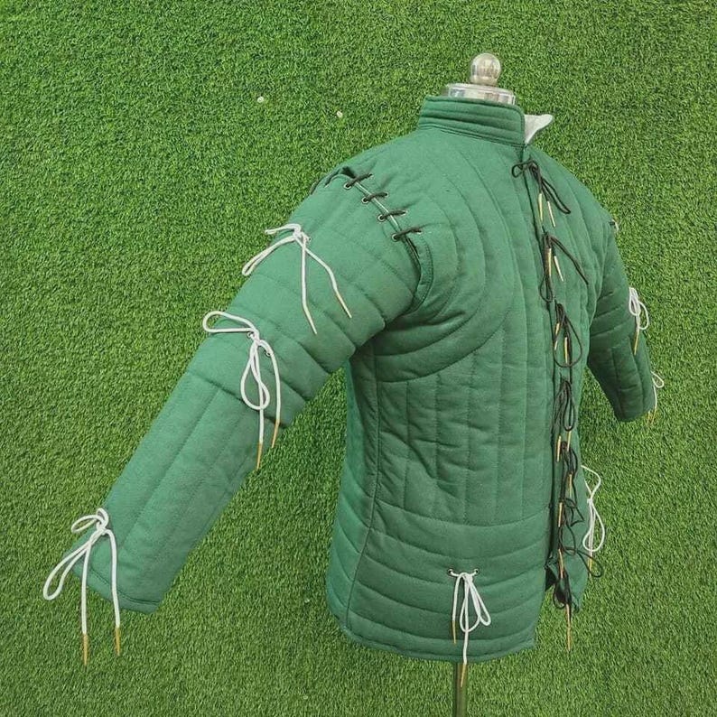 Medieval Arming Doublet Gambeson Quilted Armor Aketon Costume Jacket - Etsy