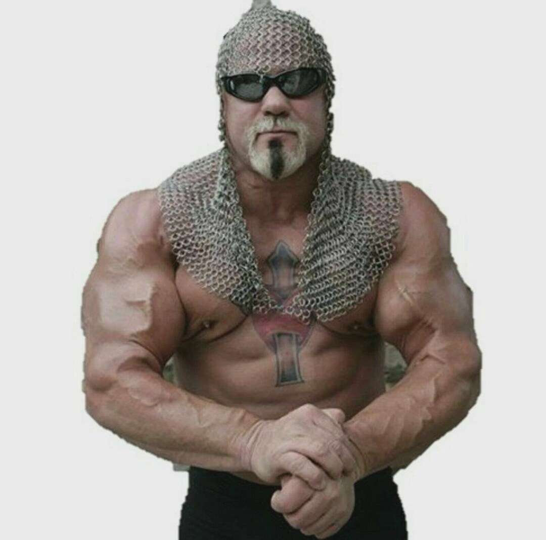 10 Mm Chainmail Hood Aluminum Open Face Designed Coif for Photoshot - Etsy