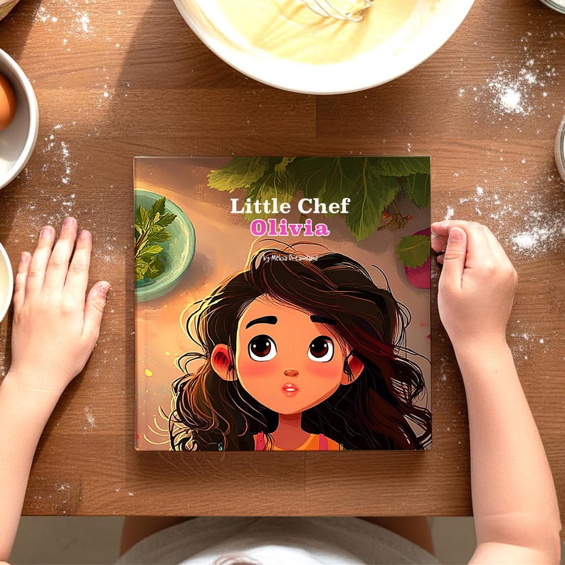 Personalized Girl Chef Storybook, Custom Name Kids Cooking Tale ...