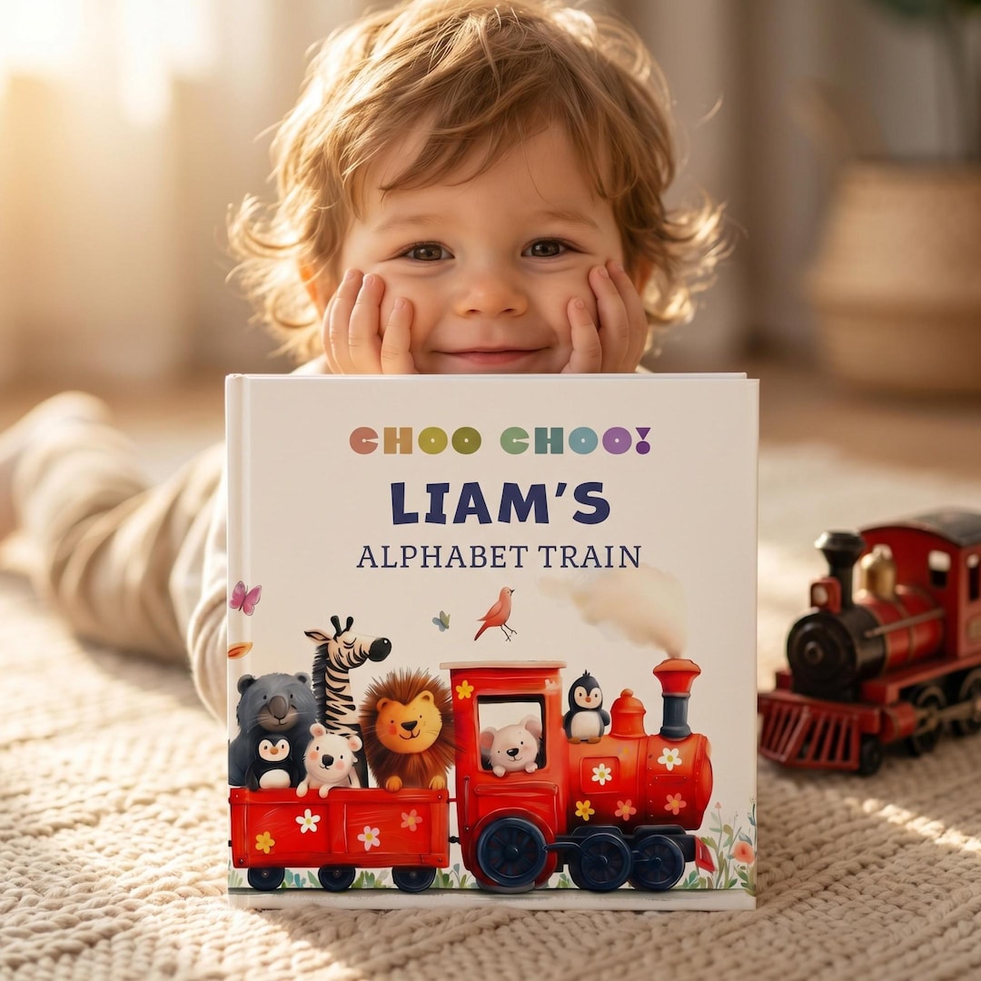 Personalized Baby ABC Story Book, Kids Alphabet Keepsake Gift, First ...