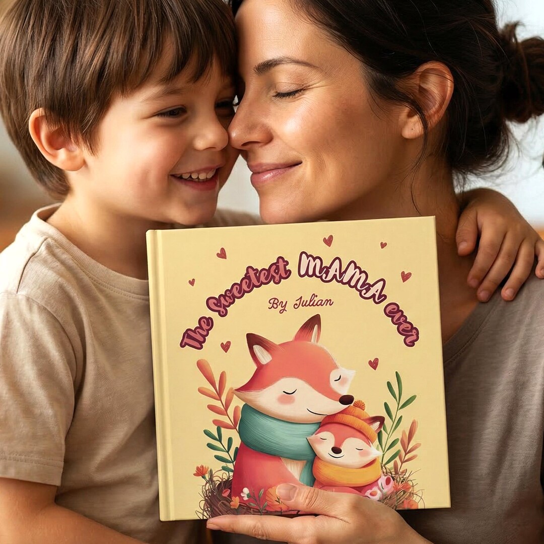 Personalized Mom Storybook, First Mothers Day Gift From Kids, Custom ...