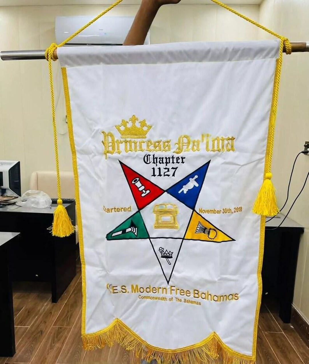 Customized Masonic Order of Star Banner SIZE 30 "x42" INCH - Etsy