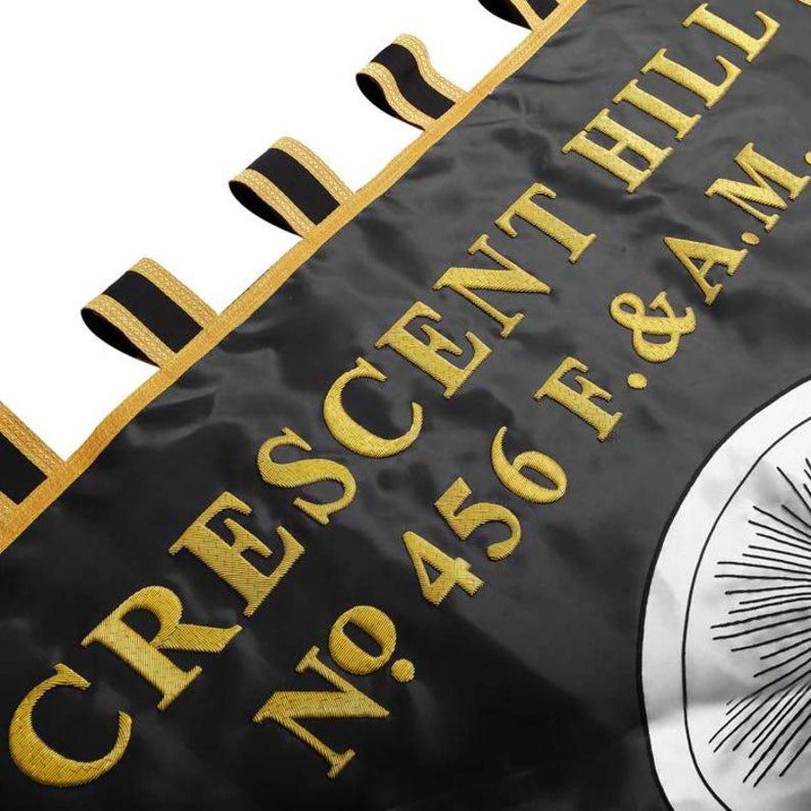 Custom Masonic Banner - Machine Embroidery Expose - Etsy