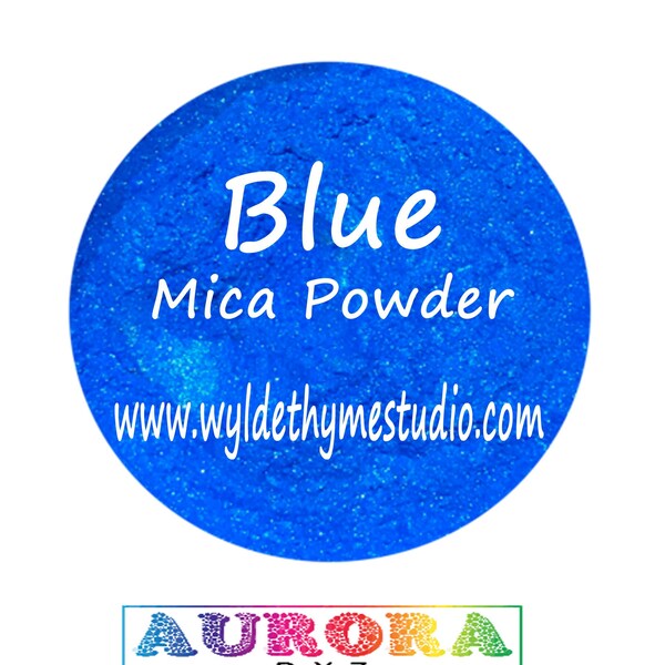 Blue Mica Powder - Etsy
