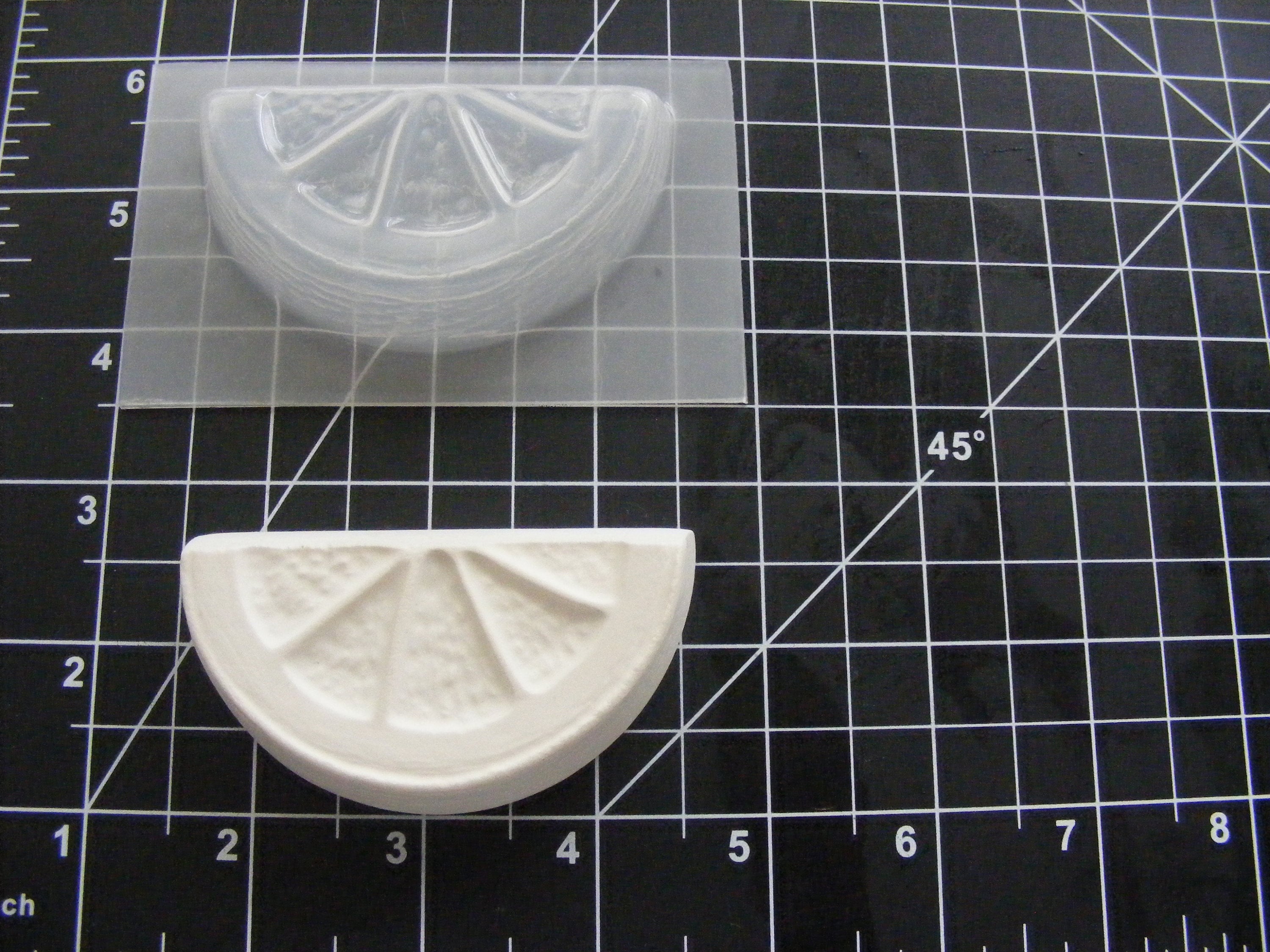 Citrus Wedge Mold - 3.00" Plastic Mold | Soap Mold | Resin Mold | Craft ...