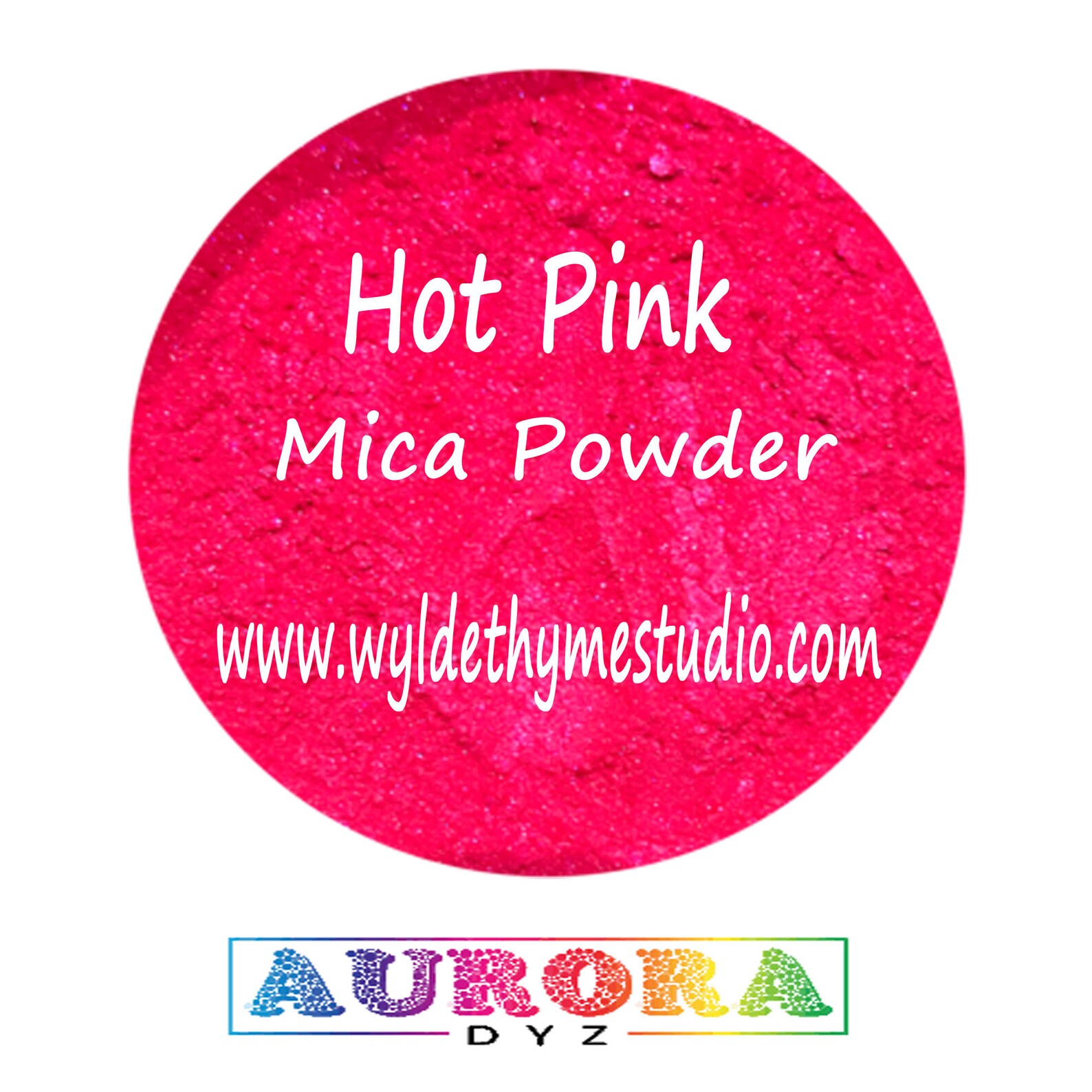 Hot Pink Mica Powder Water Soluble Dye Bath Bomb Dye - Etsy