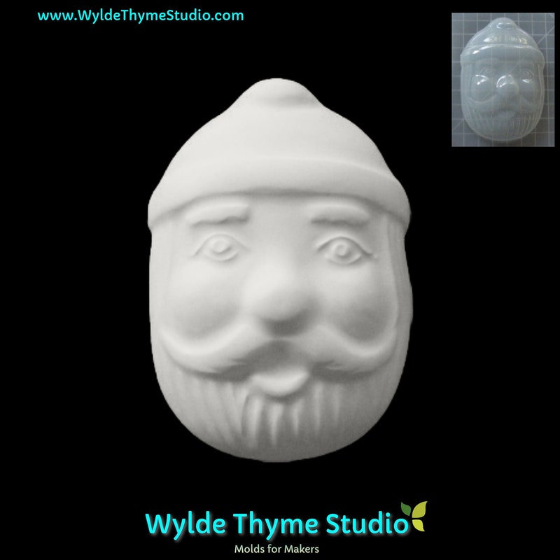 Santa Face Mold - Etsy