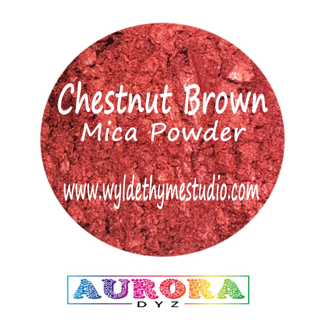 Chestnut Brown Mica Powder - Mica Powder | Bath Bomb Dye | Soap Dye ...