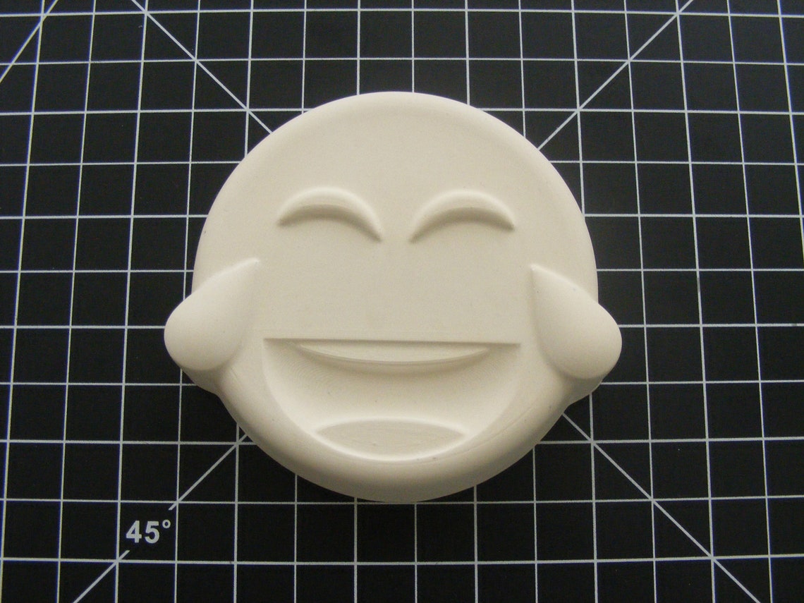 Emoji Mold Laughing Tears 3.60 Craft Mold Soap Mold - Etsy