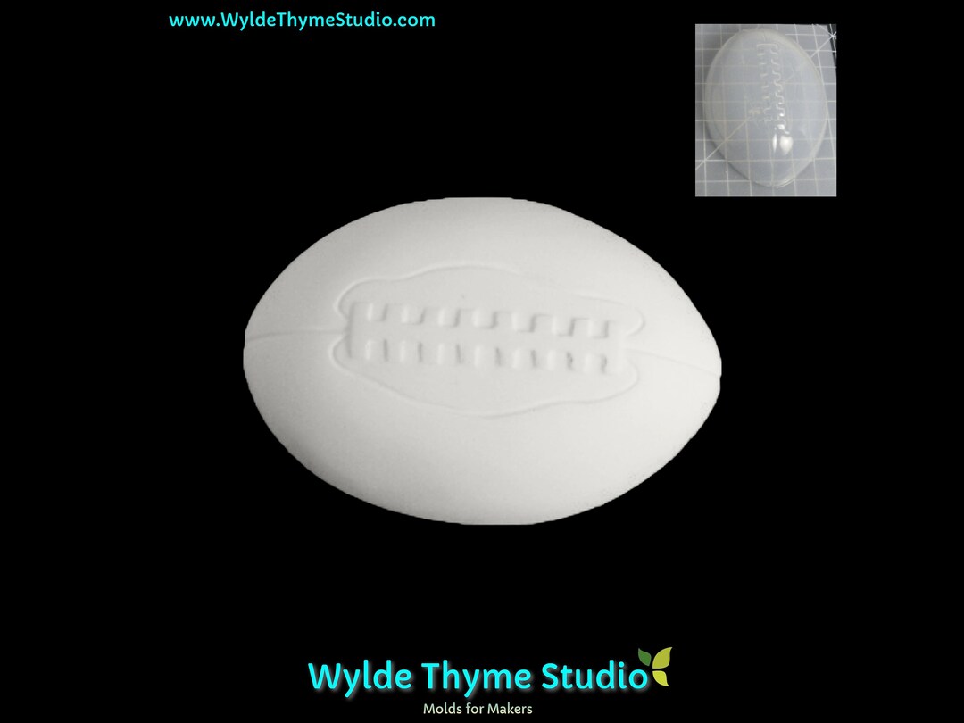 Football Mold Small - Plastic Mold for Bath Bombs | Soap Mold | Resin ...