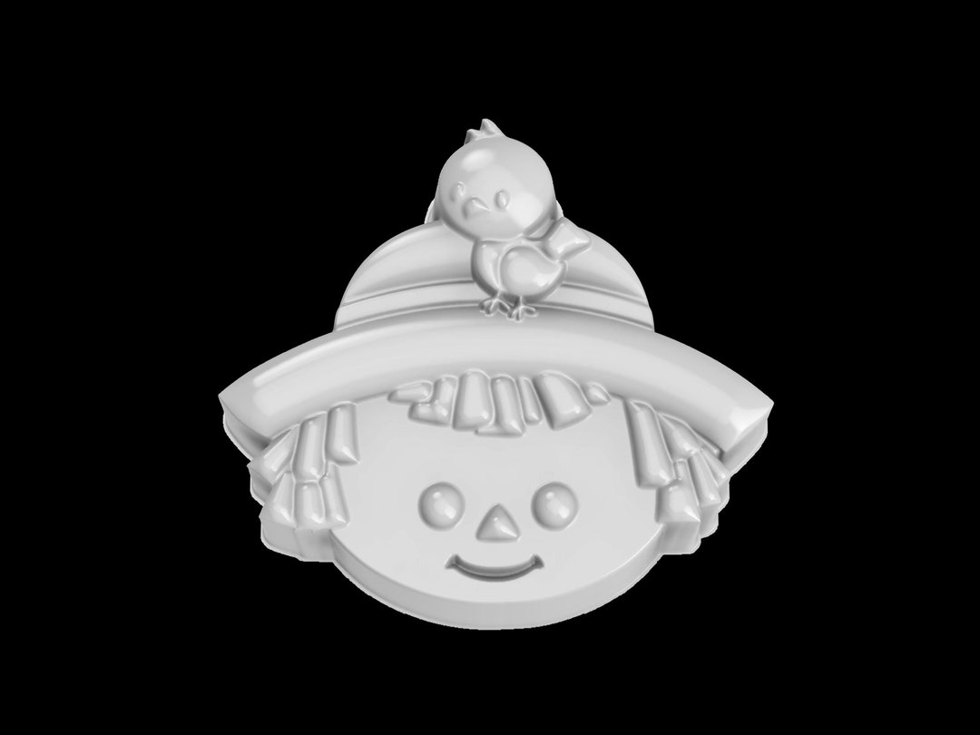 Boy Scarecrow Mold Plastic Mold for Bath Bombs Soap Mold Resin Mold ...