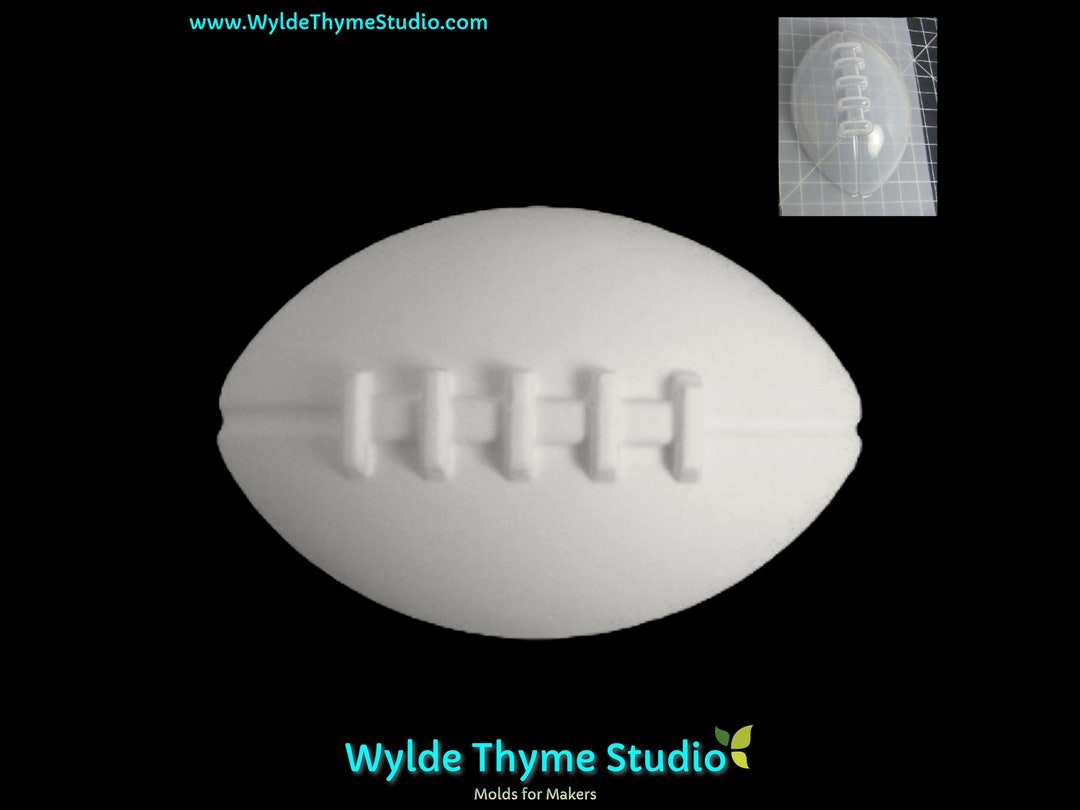 Football Mold Large Plastic Mold for Bath Bombs Soap Mold Resin Mold ...