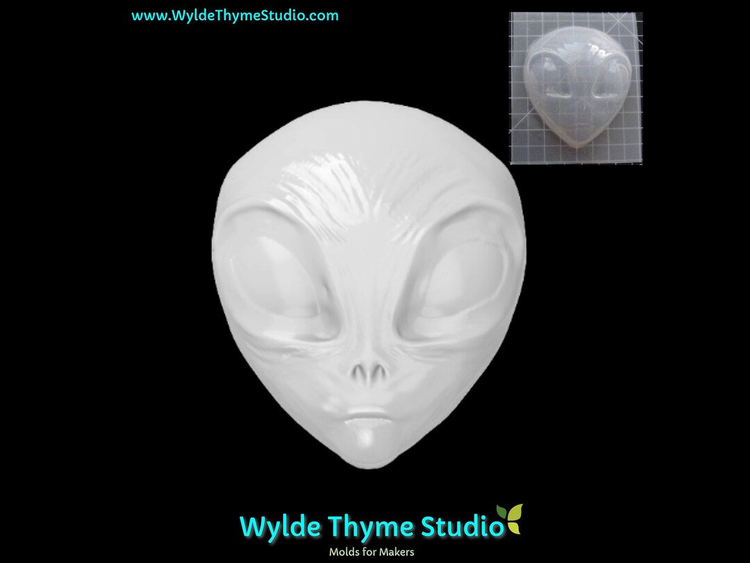 Alien Mold 3.85 Chocolate Mold Soap Mold Resin Mold Craft Mold Bath ...