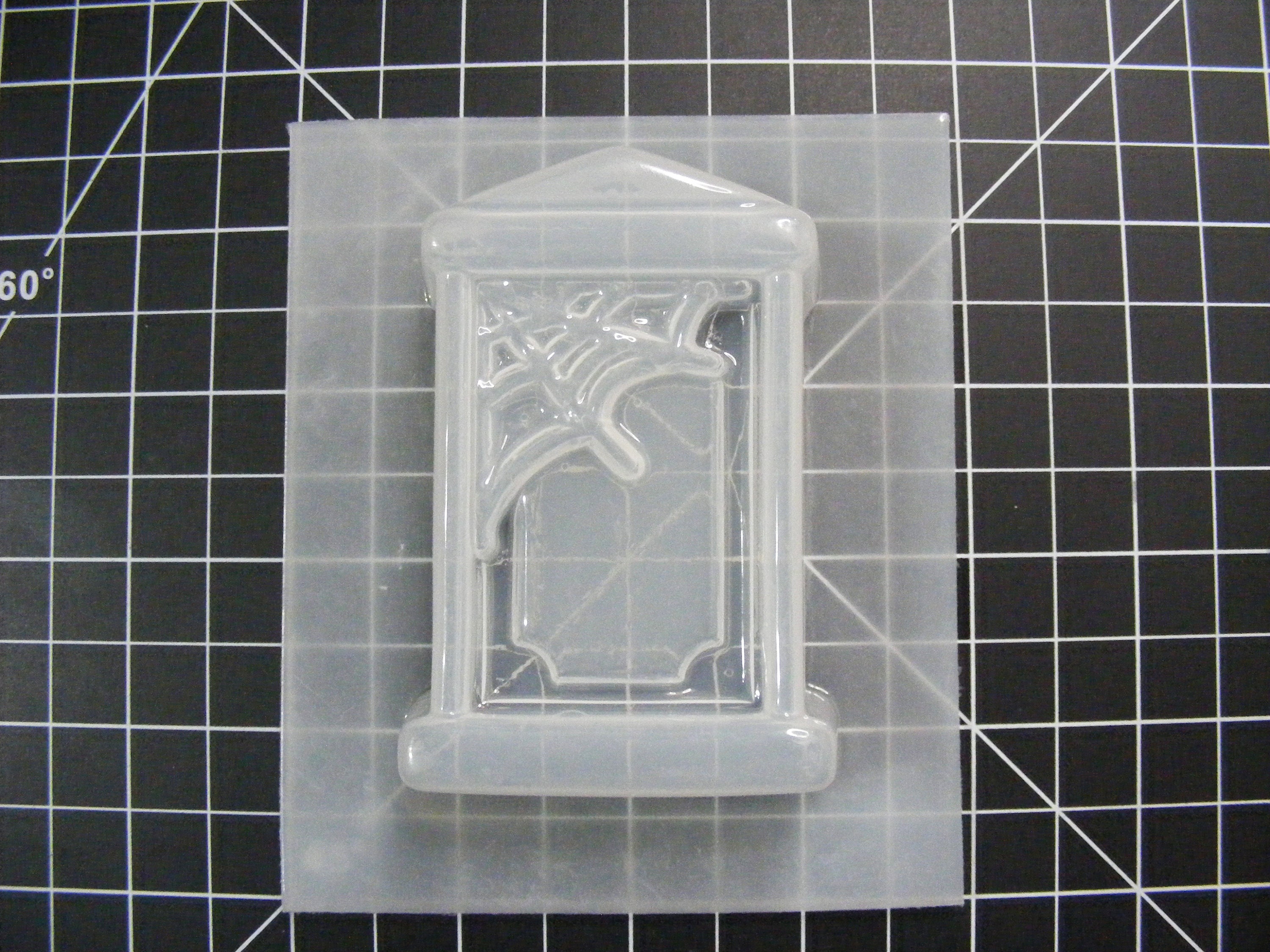 Spider Web Tombstone Mold - 3.40" Craft Mold | Chocolate Mold | Bath ...