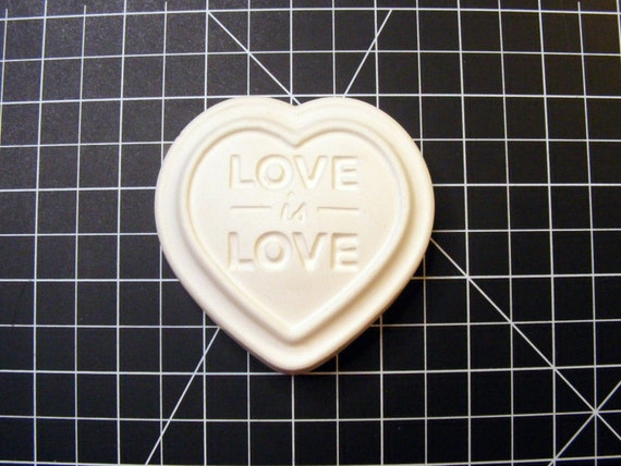 Love is Love Heart Mold 3 Craft Mold Soap Mold - Etsy
