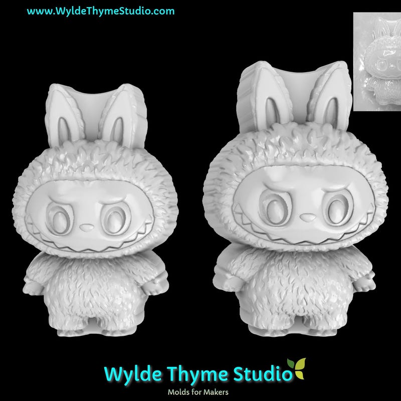 Labubu Chocolate Mold - Etsy