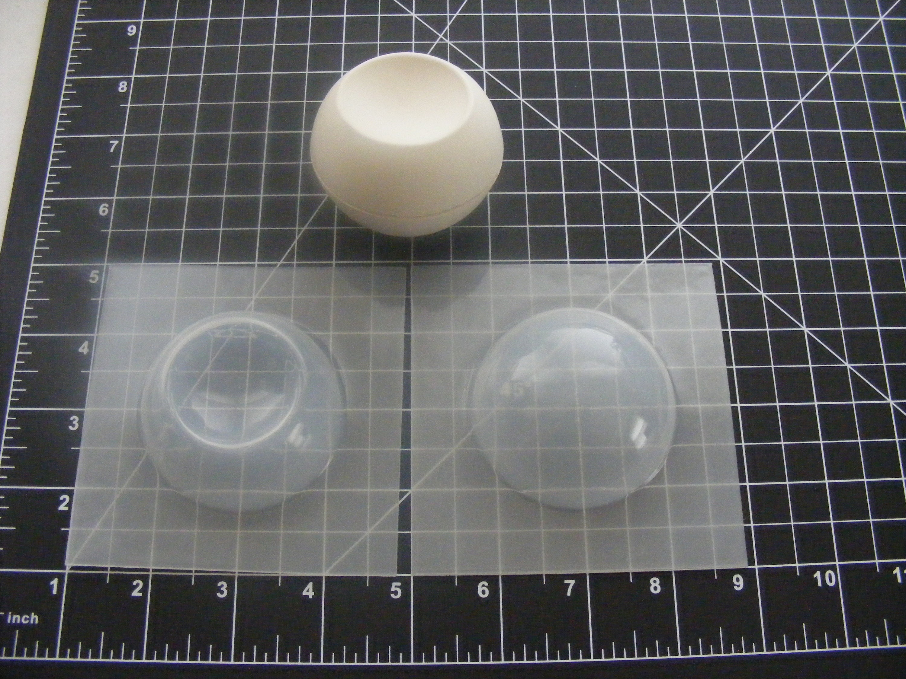 Concave 2 Piece Mold - Plastic Mold for Bath Bombs | Soap Mold | Resin ...
