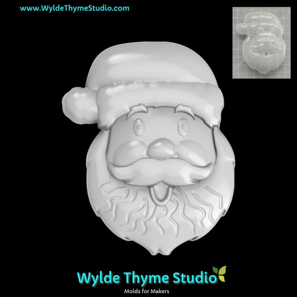 Santa Face Mold - Etsy