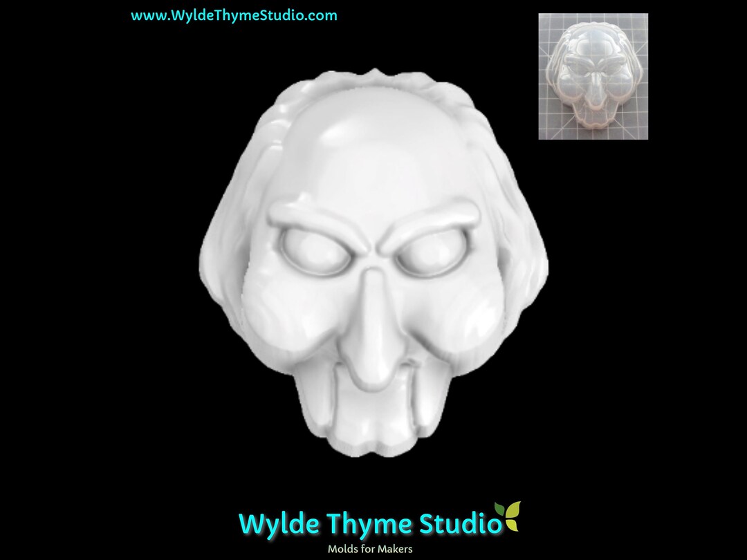 Evil Puppet Mold - 3.60" Horror Mold | Soap Mold | Resin Mold | Craft ...