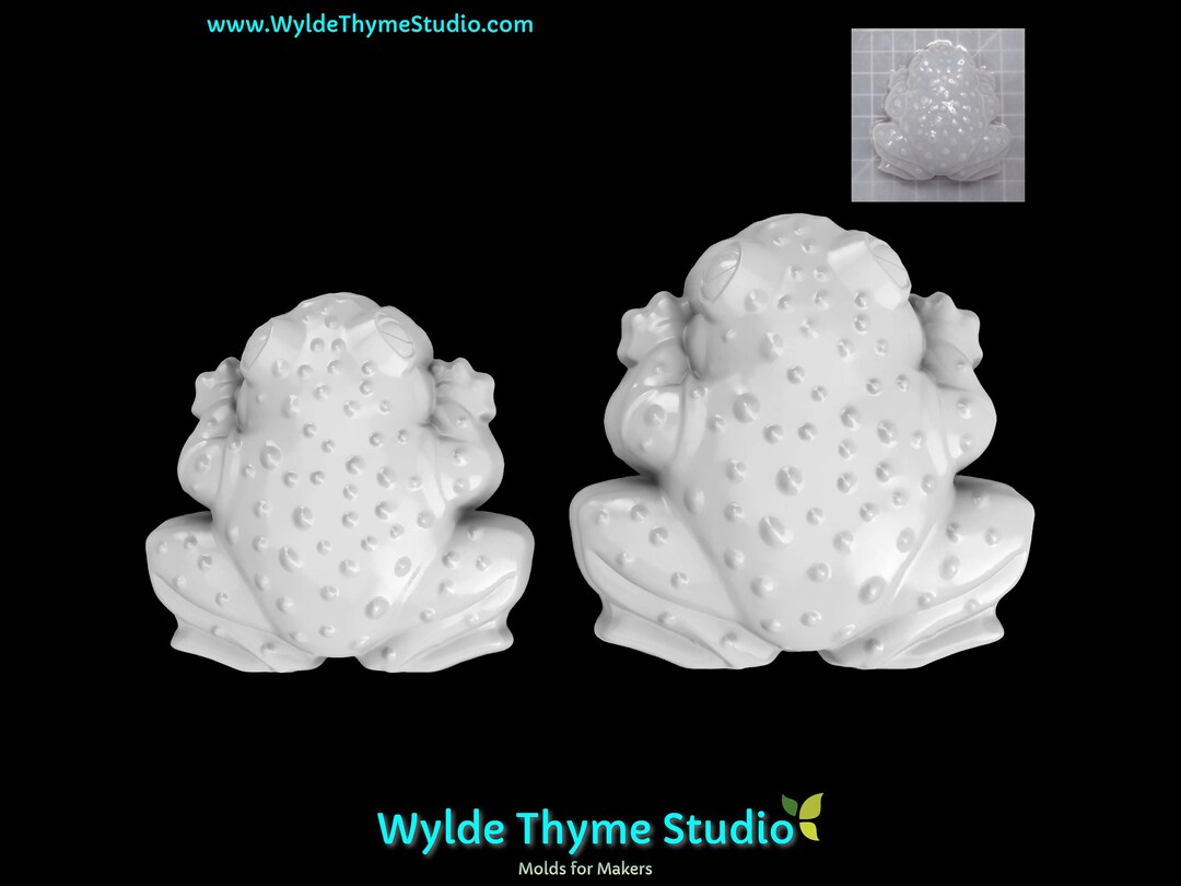 Frog Mold - Craft Mold | Soap Mold | Resin Mold | Chocolate Mold | Bath ...