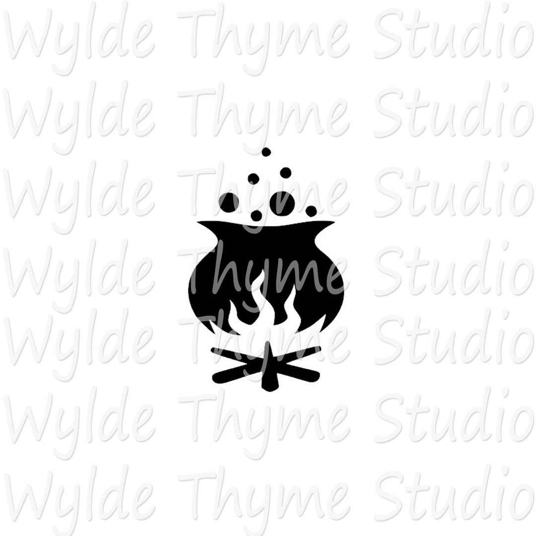 Cauldron Stencil - Etsy