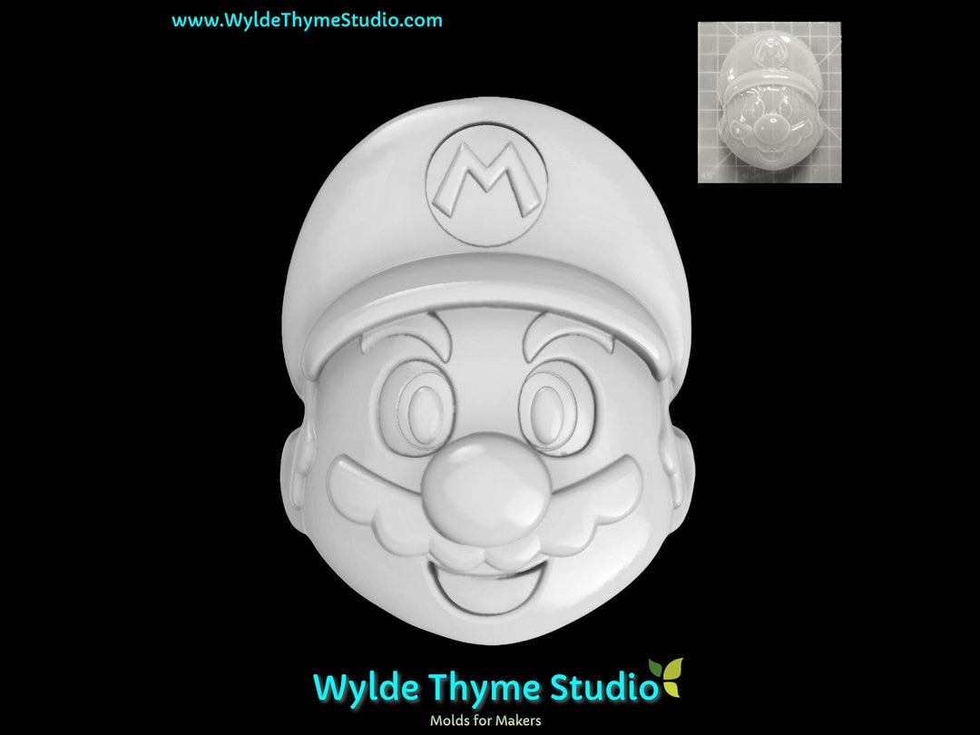 SMB Mar-io Mold - 3.35" Craft Mold | Soap Mold | Resin Mold | Chocolate ...