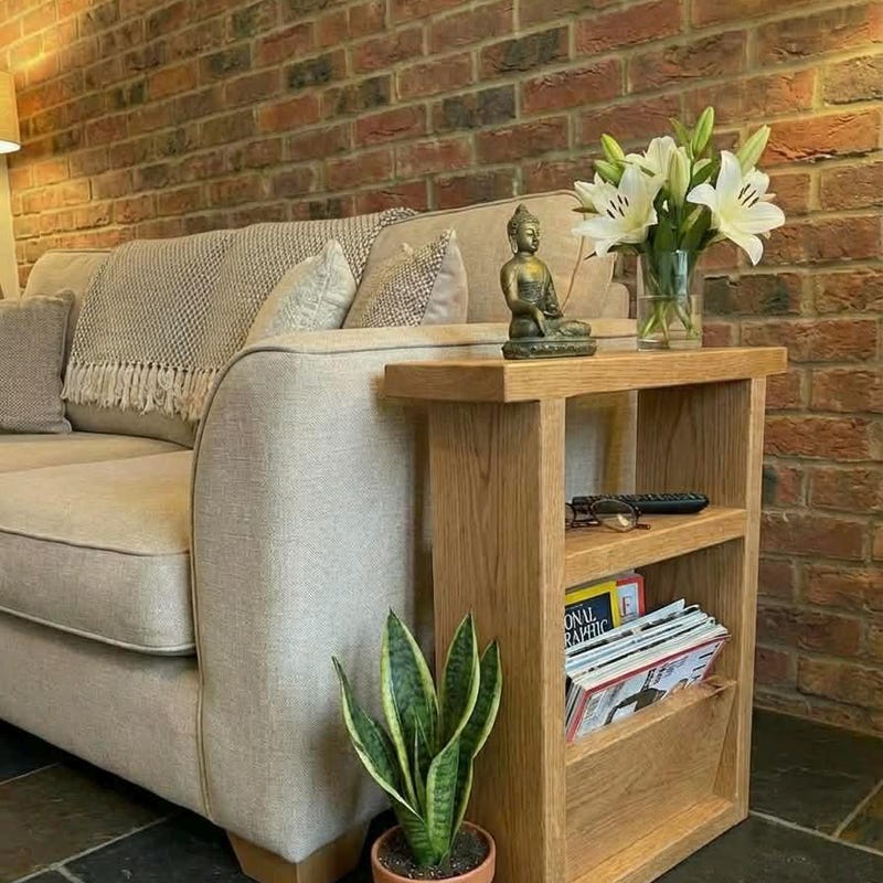 Wooden Magazine Table - Etsy UK