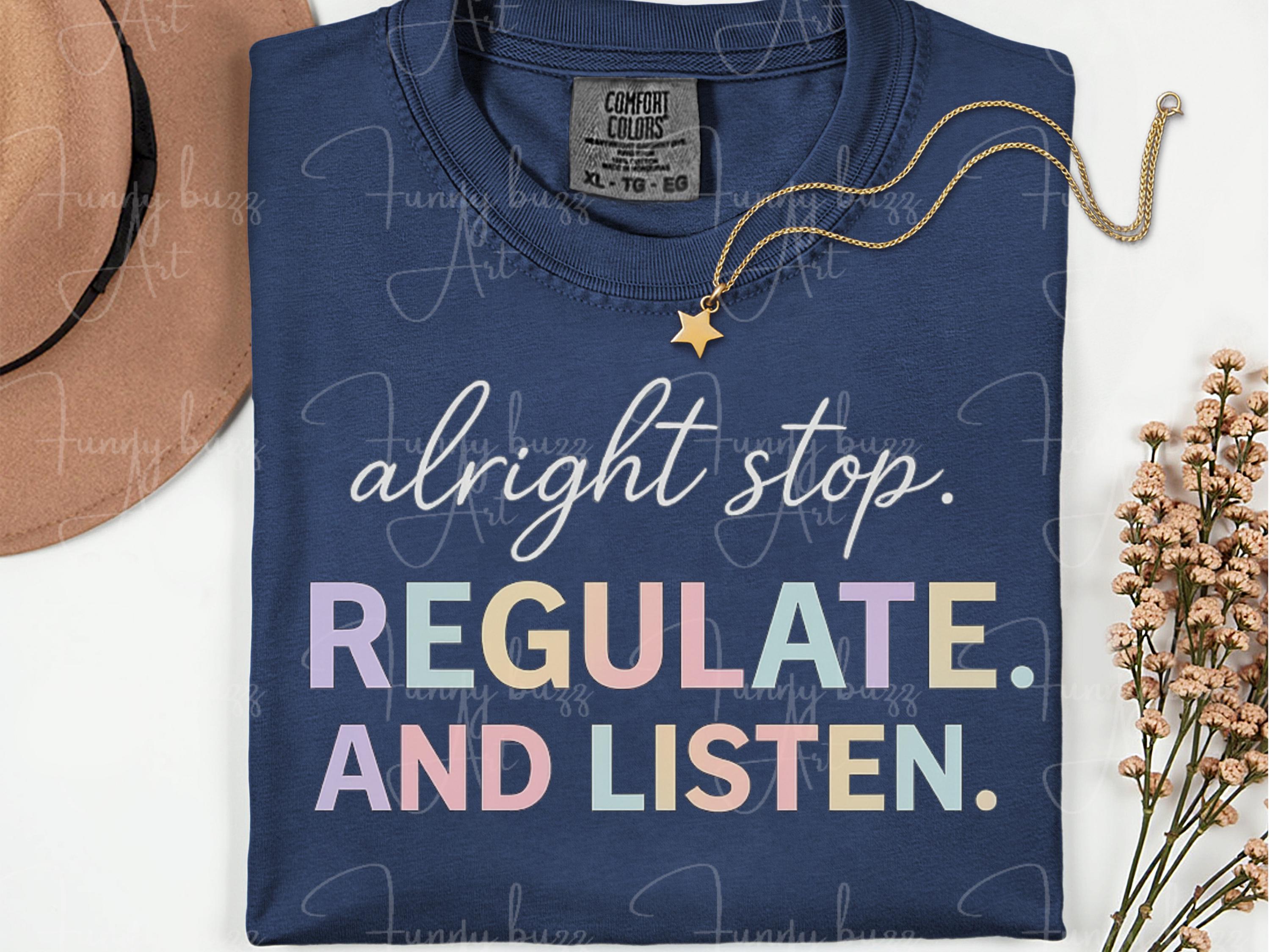 Alright Stop Regulate and Listen PNG SVG, Special School Education ...