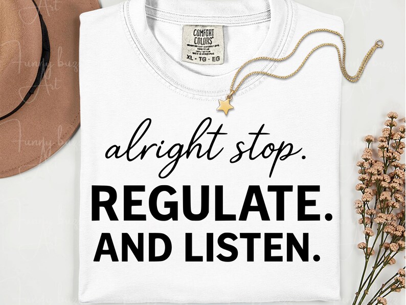 Alright Stop Regulate and Listen PNG SVG, Special School Education ...