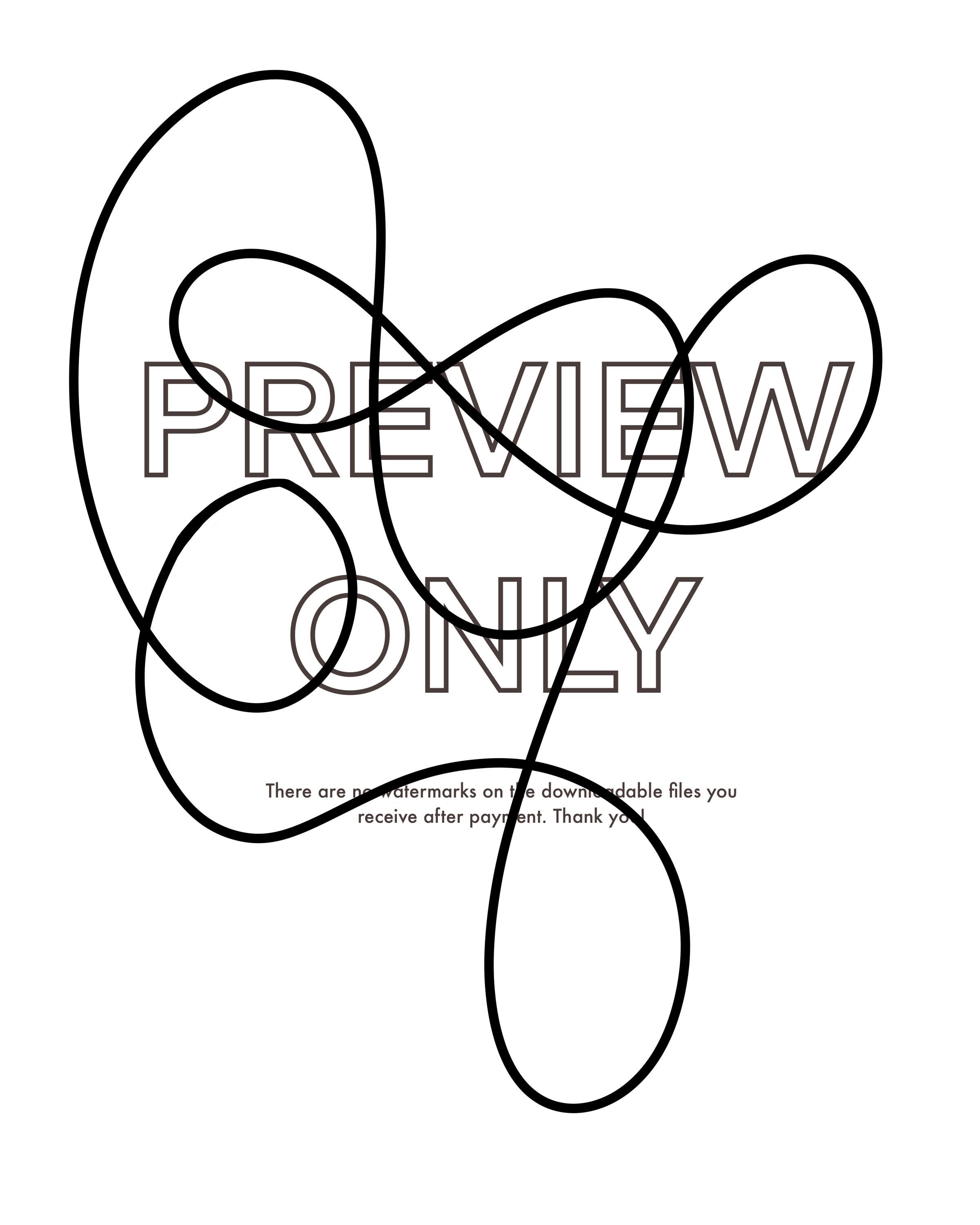 Abstract Line Art Printable | Abstract Line Drawing | Black and White ...