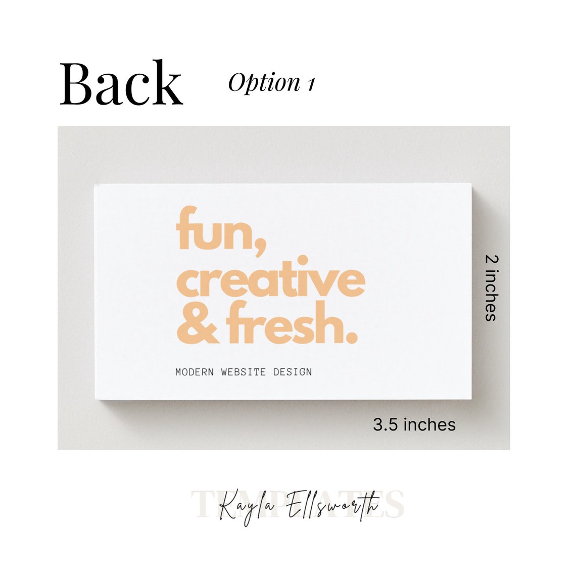 Colorful Business Card Template With QR Code, Tagline, Instant Download ...