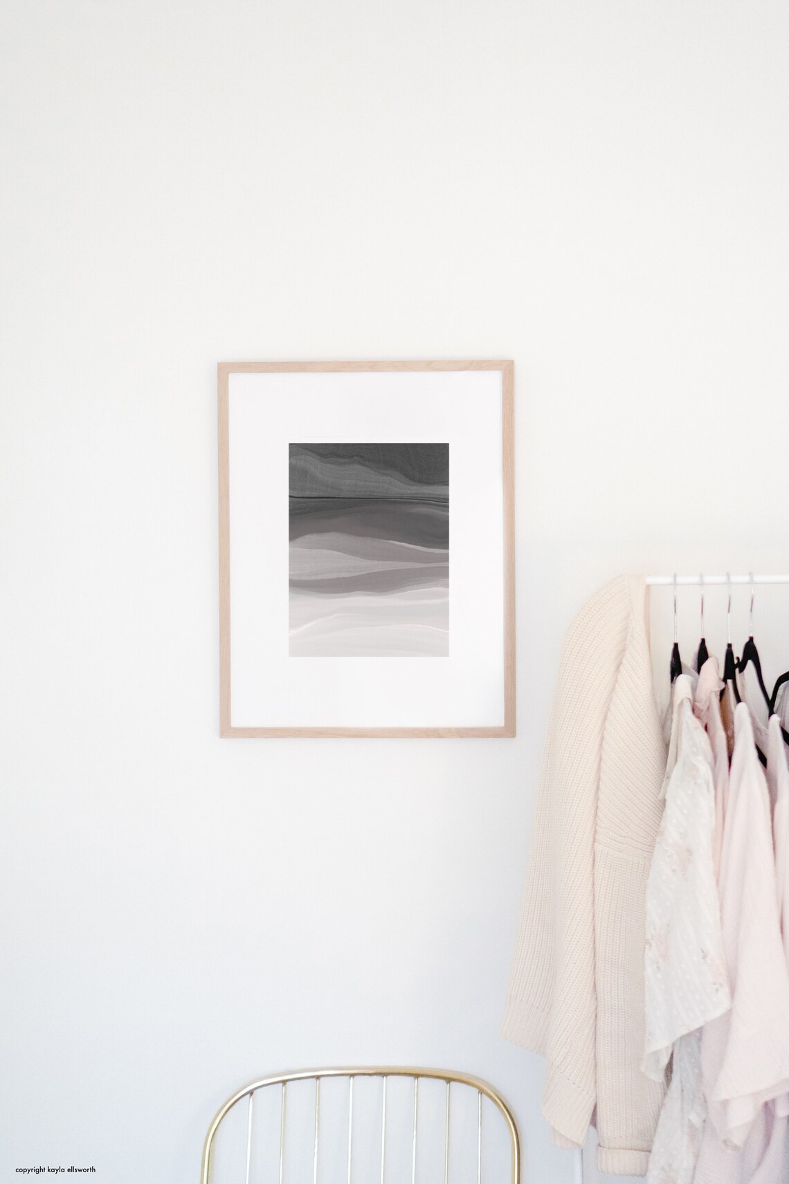 Gray Abstract Wall Art | Gray Abstract Print | Minimalist Wall Art ...