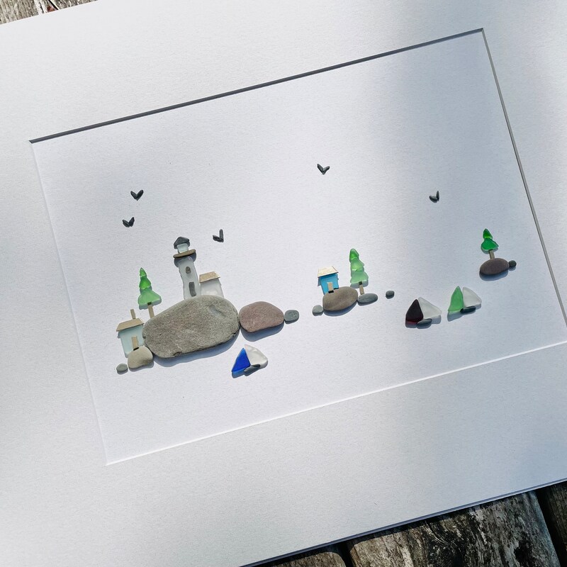 Pebble Artwork - Etsy