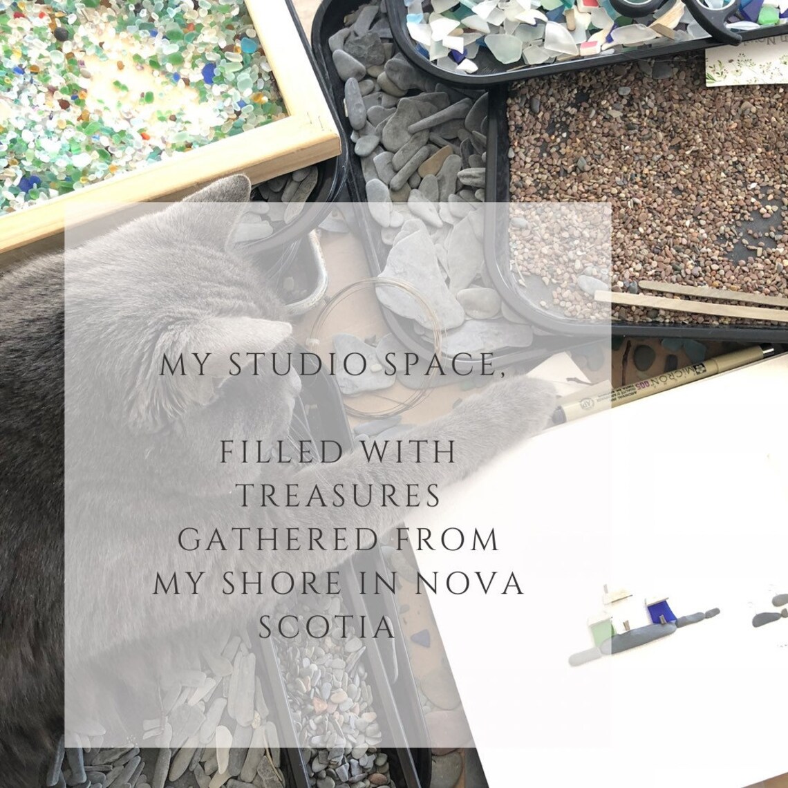 Pebble Art 6 by 6 Sharon Nowlan Evergreen Tree - Etsy