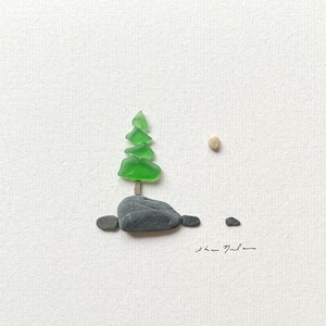 Pebble Art 6 by 6 Sharon Nowlan Evergreen Tree - Etsy