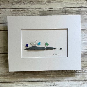 6 by 8, Sharon Nowlan Original Art, Five Birds - Etsy