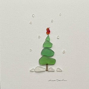 6 by 8, Sharon Nowlan Original Art, Winter Tree and Cardinal - Etsy