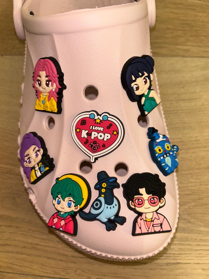 16x Kpop Shoe Charms ,kpop Demon Hunters Shoe Charms Bundle of 16 Clog ...