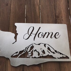 Custom Metal Home Mountain Sign - Etsy