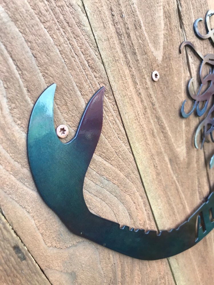 Custom Metal Mermaid Wall Art - Etsy