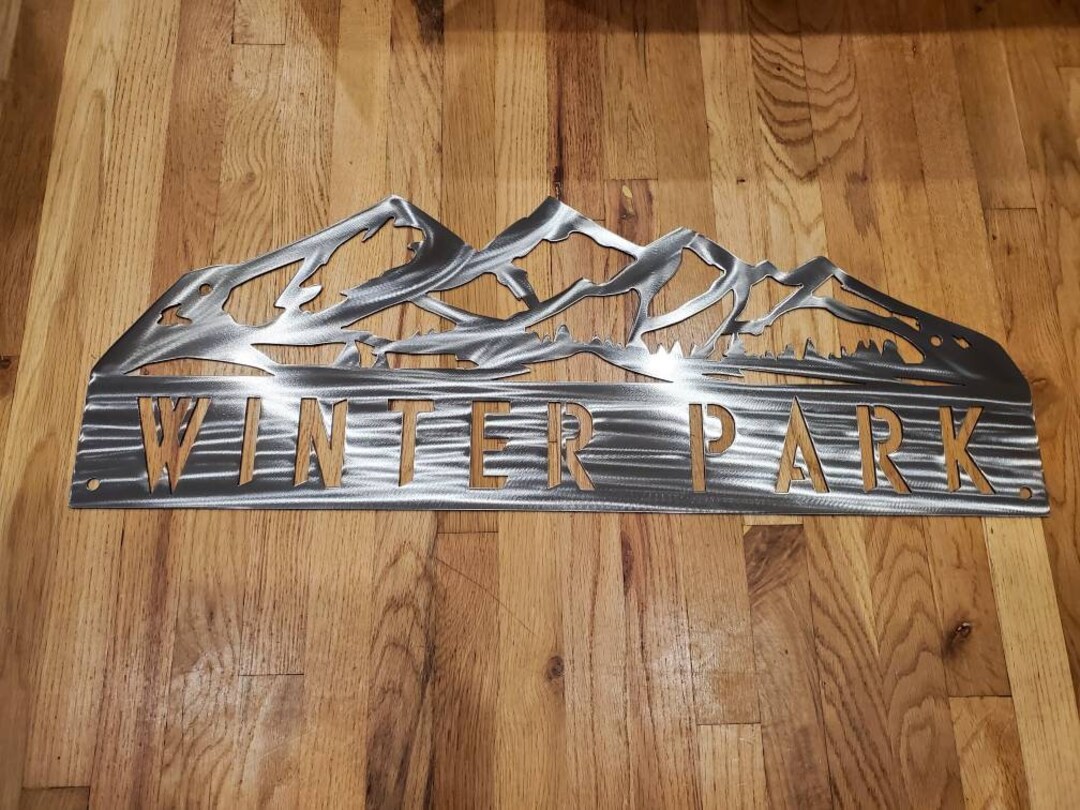Custom Metal Sign, Mountain, Steel Art, Mt. Monogram, Mt. Sign, Family ...