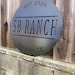 Custom Round Metal Farm Ranch Entrance Sign Personalized - Etsy