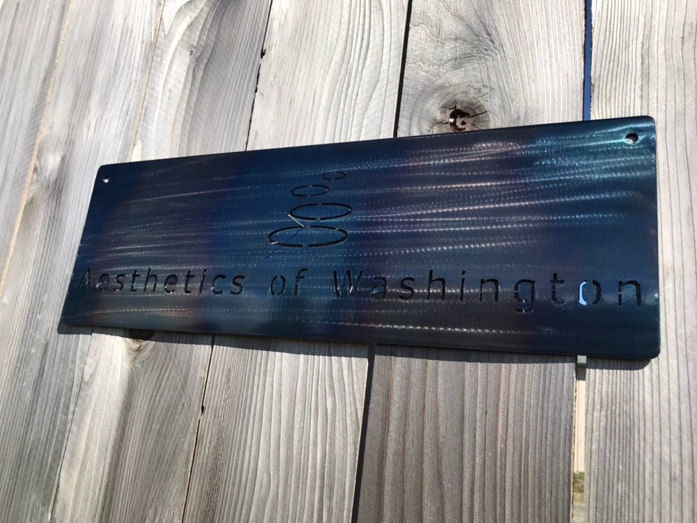 Custom Metal Business Logo or Personalize Sign - Etsy
