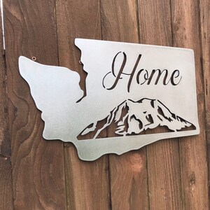 Custom Metal Home Mountain Sign - Etsy